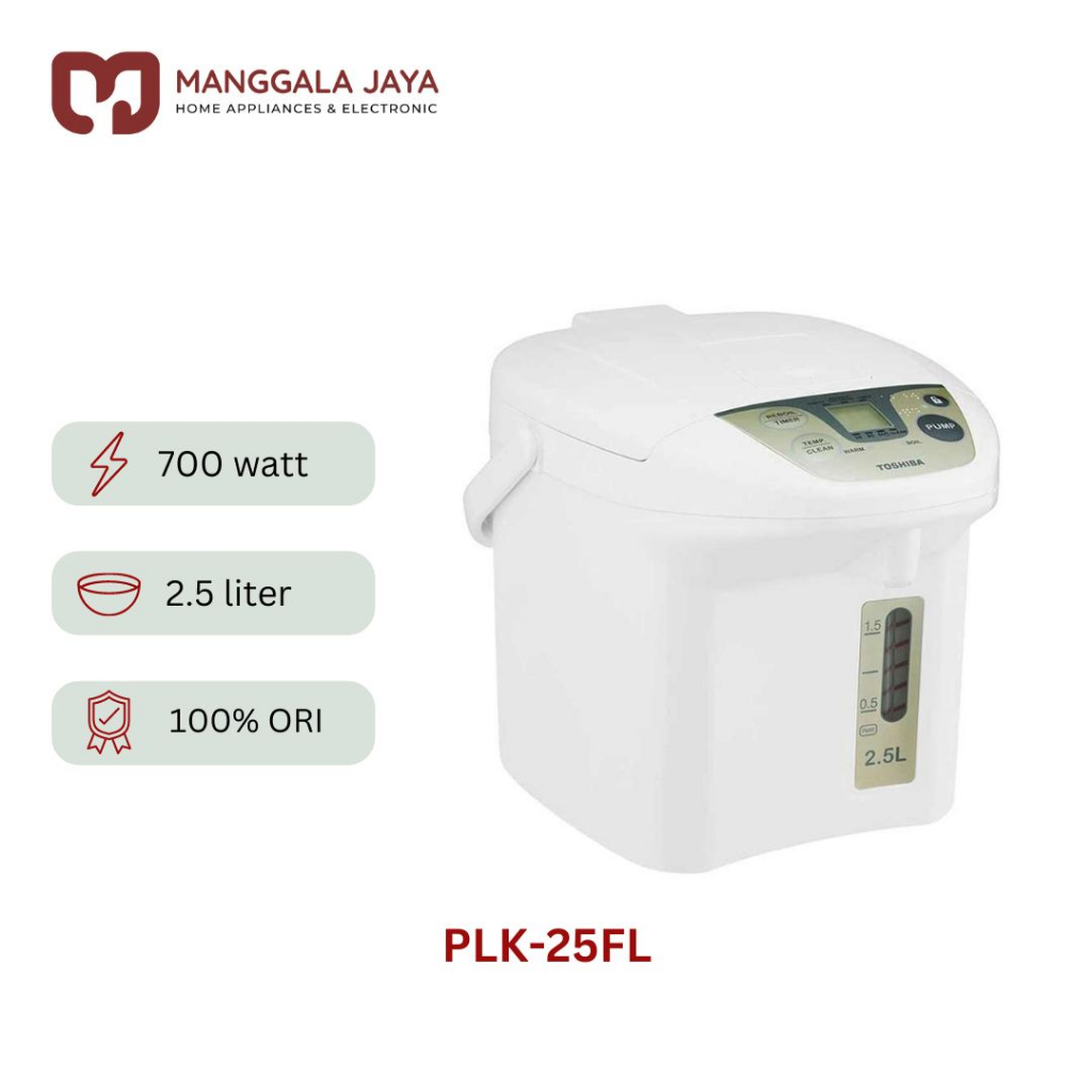 Jual Toshiba Termos Listrik 2.5 Liter PLK-25FL Electric Thermos ...