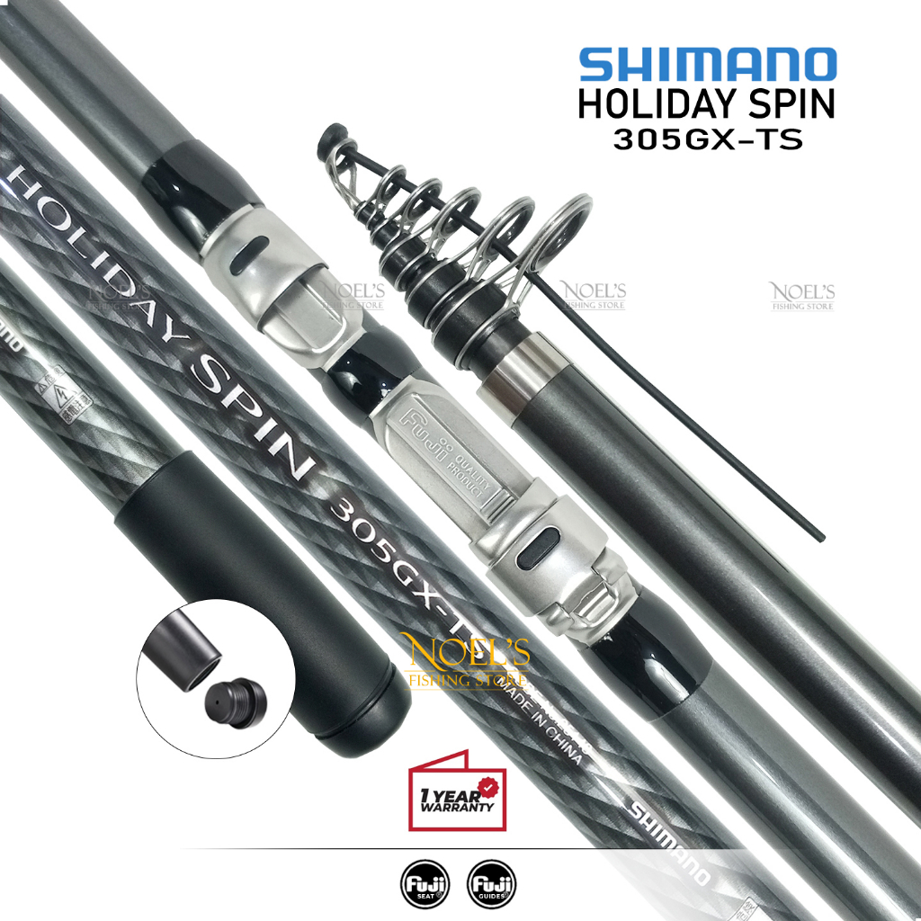 Jual Joran Surf SHIMANO HOLIDAY SPIN | Fuji Guides + Seat | Pasiran Laut | Teleskopik [2023 ...