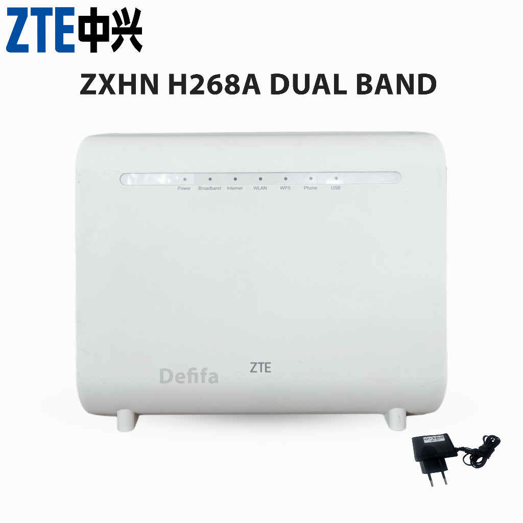 Jual Router WIFI Wireless ZTE ZXHN H268A Dual Band Gigabit | Shopee Indonesia