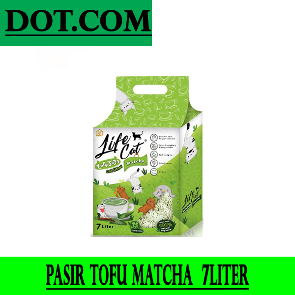 Jual Pasir Kucing Tofu Soya LIFE CAT 7L 2.5Kg MATCHA | Shopee Indonesia