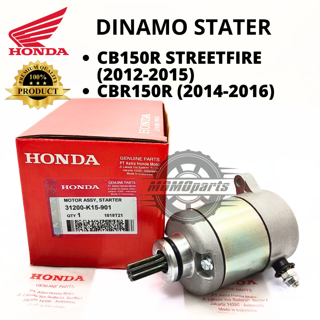 Jual ORIGINAL DINAMO STARTER ASSY HONDA K15 CBR 150R CB150R STREETFIRE CBR150R KUALITAS ASLI ORI ...