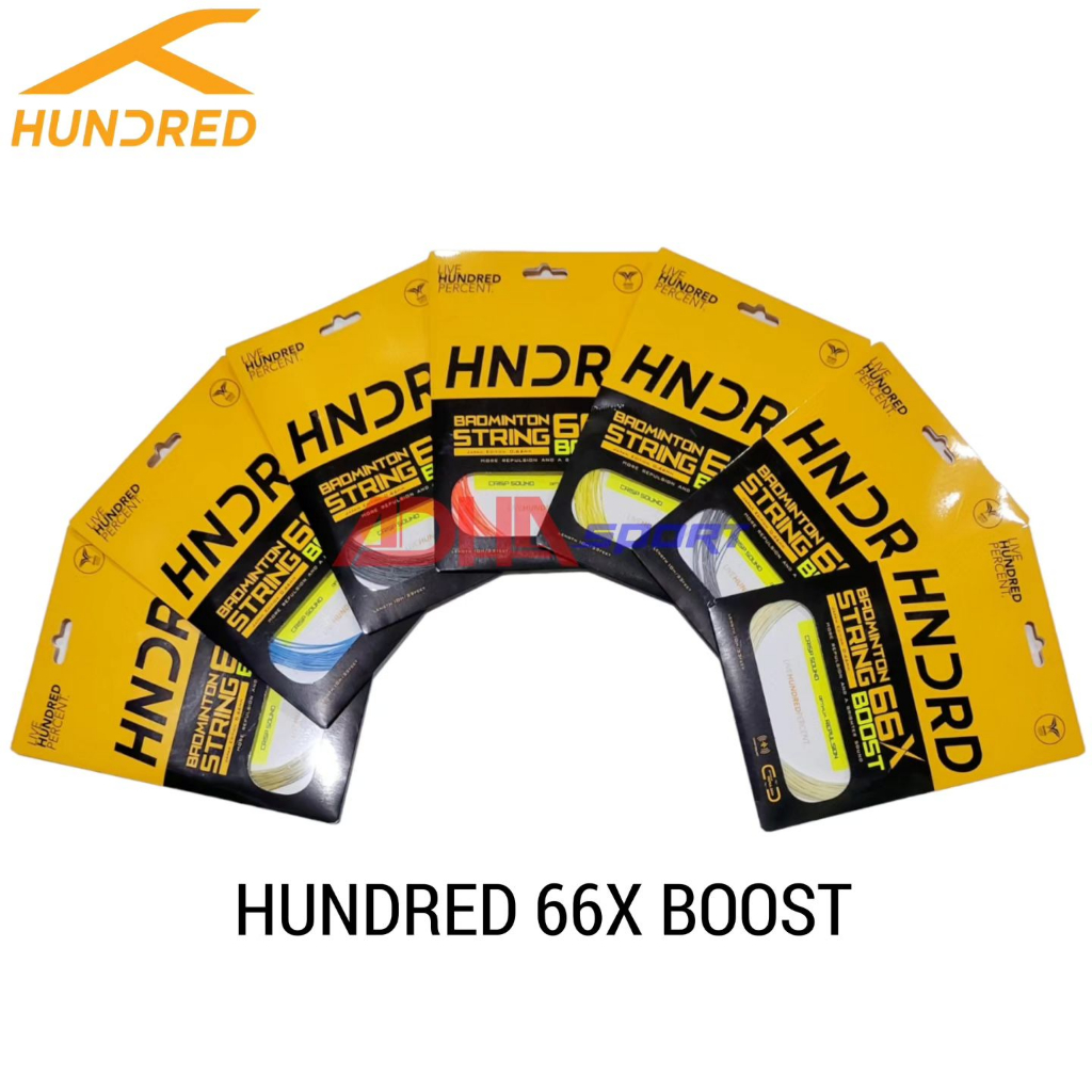 Jual String Raket Badminton Senar Hundred 66X / 66 X Boost Bulutangkis ...