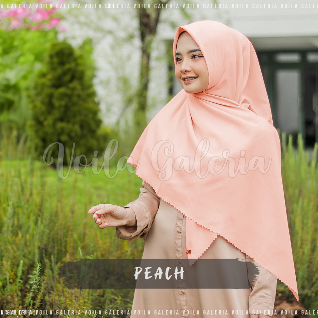Jual Hijab Voal Oskara Polos Syari Laser Cut - Jilbab Segi empat Ukuran Jumbo Plain Warna Azara ...