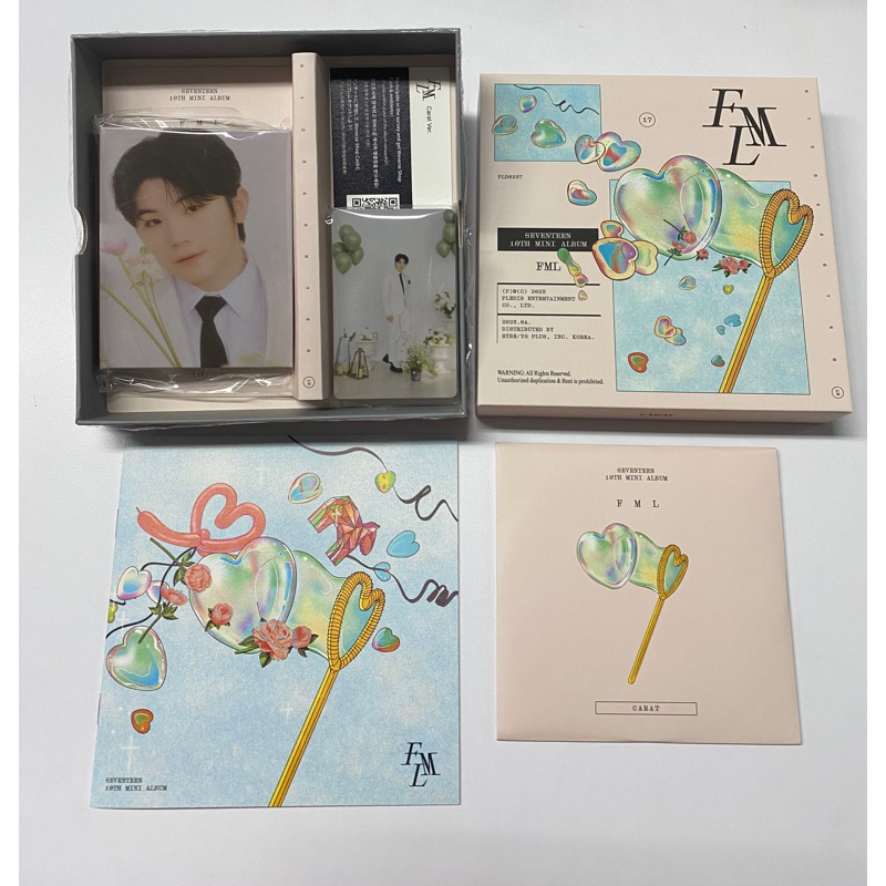 Jual Ready Binder booklet PC Photocard Woozi Uji 96L Seventeen Svt FML Carat Version Car ver ...