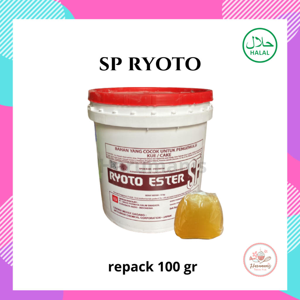 Jual SP Ryoto Emulsifier Pengembang Kue Repack 100gr | Shopee Indonesia