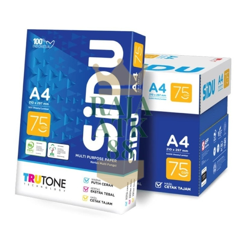 Jual Kertas HVS Sinar Dunia Copy Paper A4 75gr 1 Dus Khusus Gosend | Shopee Indonesia