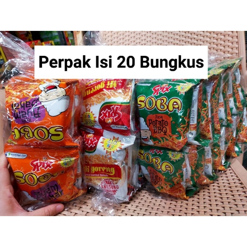 Jual Spix Soba Mie (1 Pak Isi 20 Pcs) | Shopee Indonesia