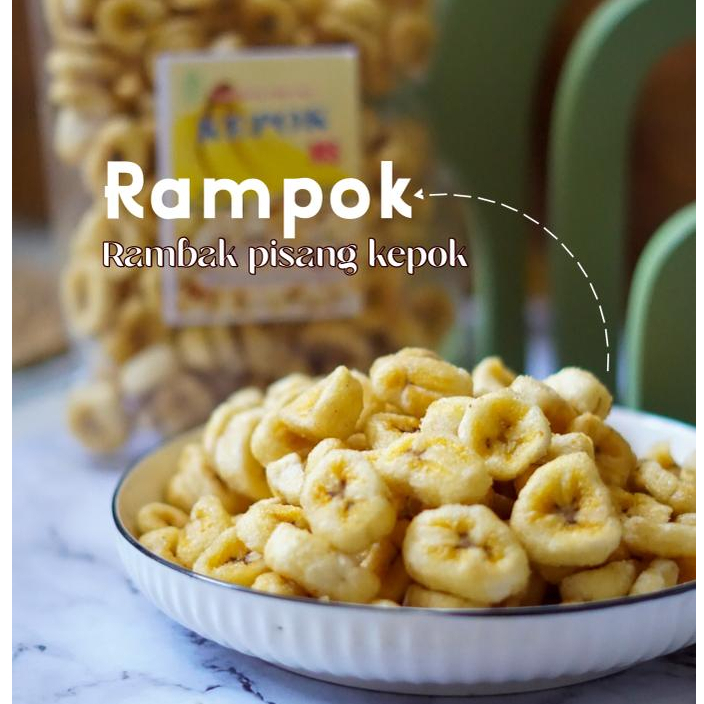 Jual RAMPOK (Rambak Pisang Kepok) 250 Gr Premium | Shopee Indonesia