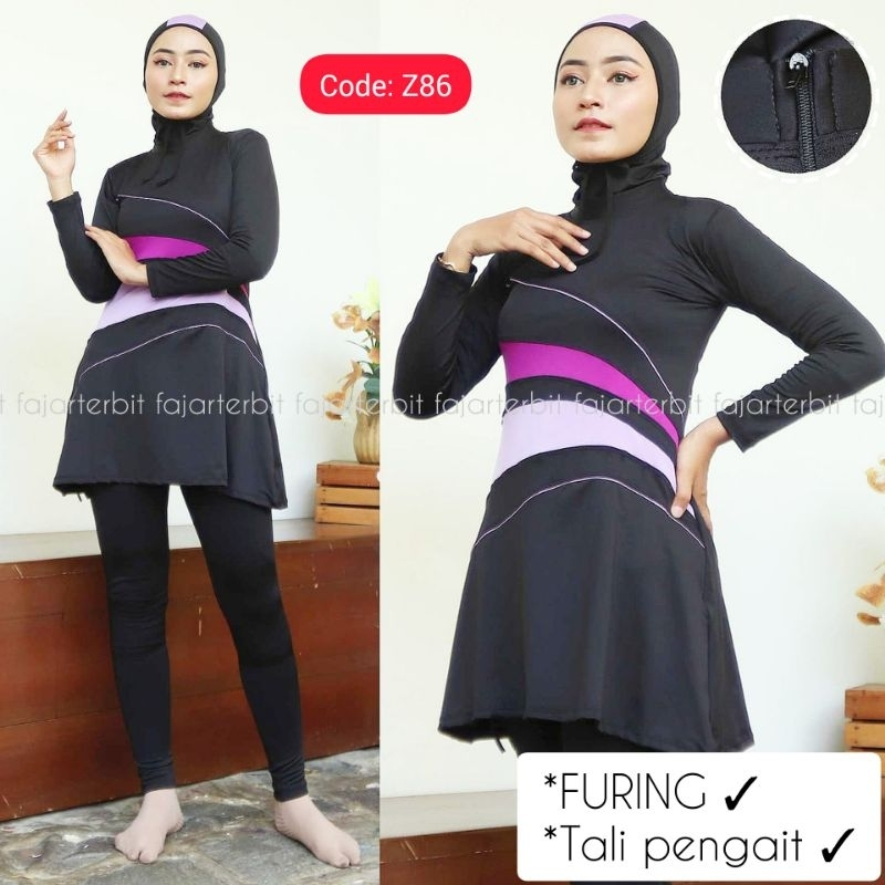 Jual baju renang wanita muslim dewasa pakaian renang perempuan muslimah ...