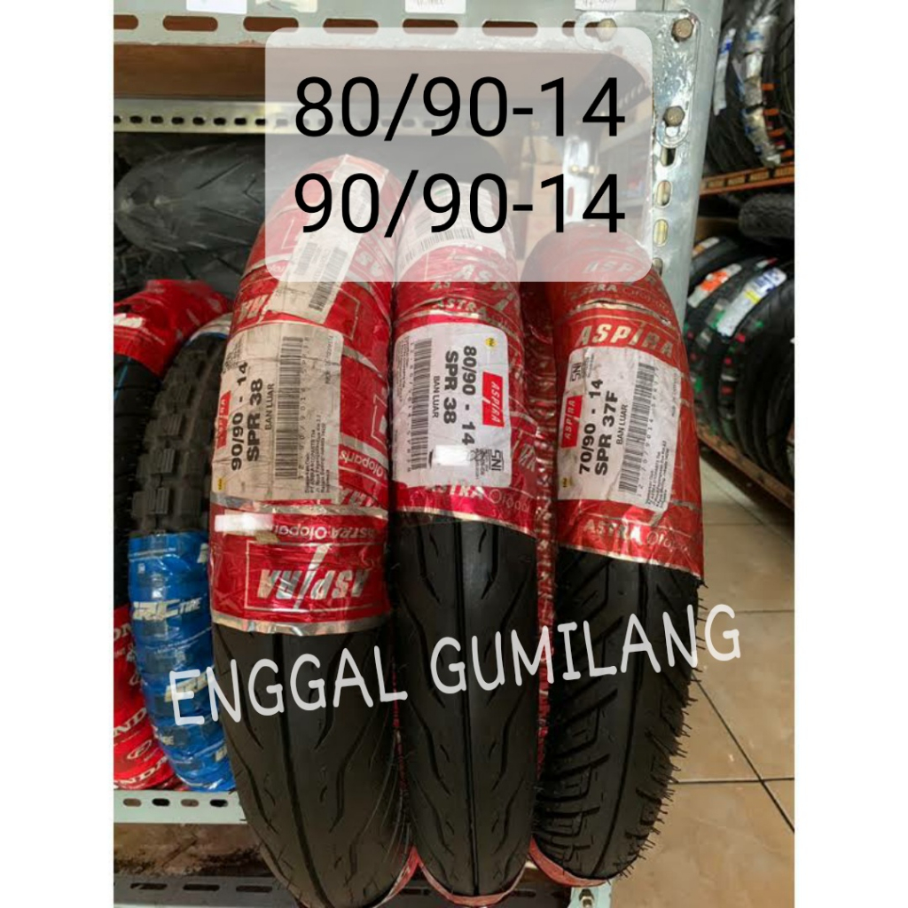 Jual BAN LUAR MOTOR BEAT DEPAN BELAKANG ASPIRA SPR-38 TUBETYPE (NON ...