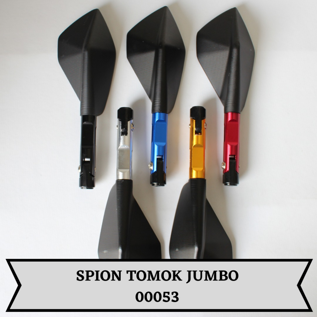 Jual Spion Tomok V5 Jumbo + Breket Full Cnc Universal Nmax Aerox Lexi ...