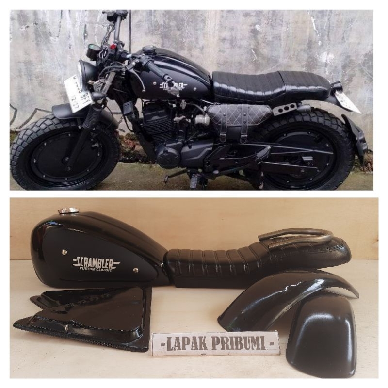 Jual Paket japstyle custom paket scrambler bobber bratstyle | Shopee ...