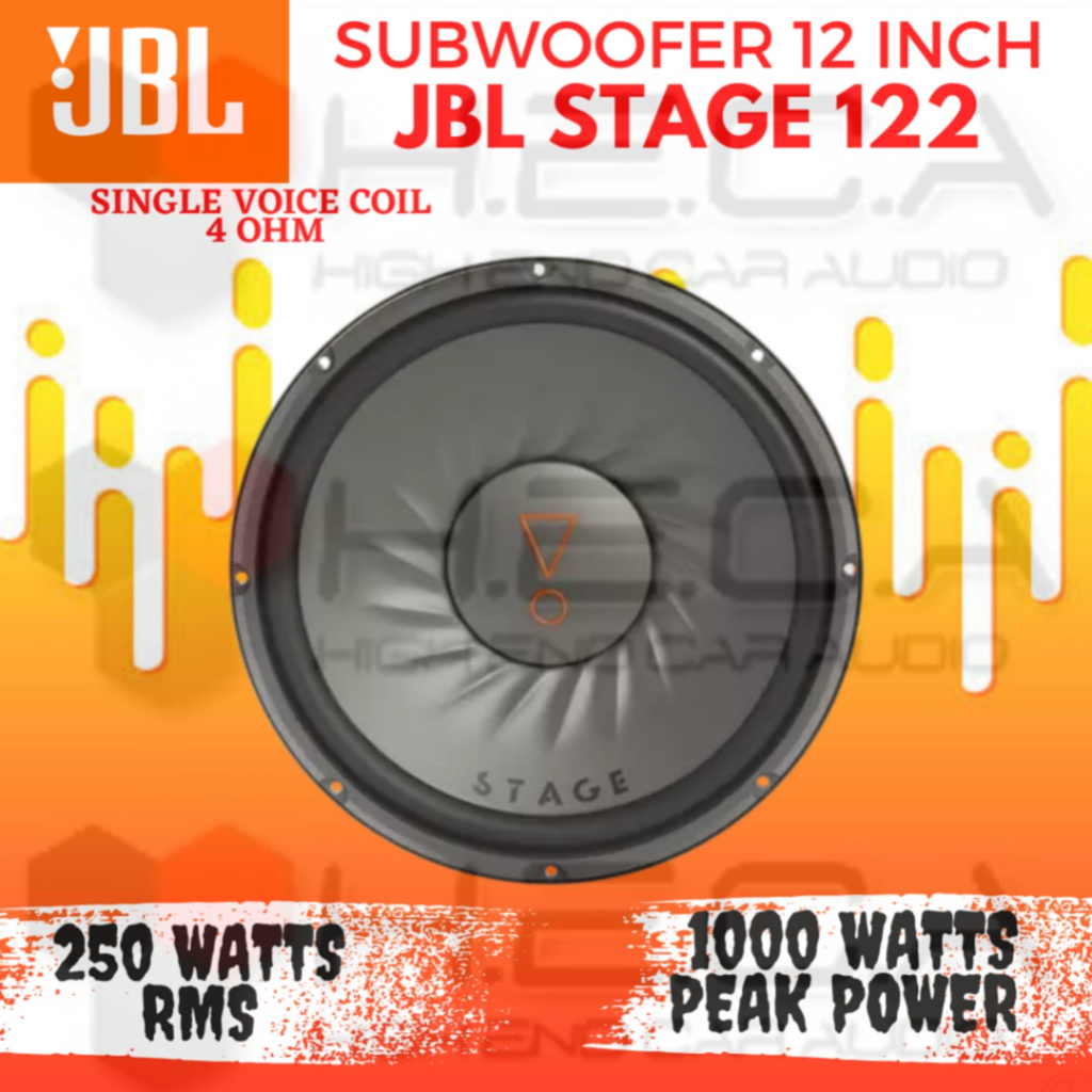 Jual JBL Stage 122 Subwoofer 12" Pasif Single Voice Coil Bass Sub 12 inch | Shopee Indonesia