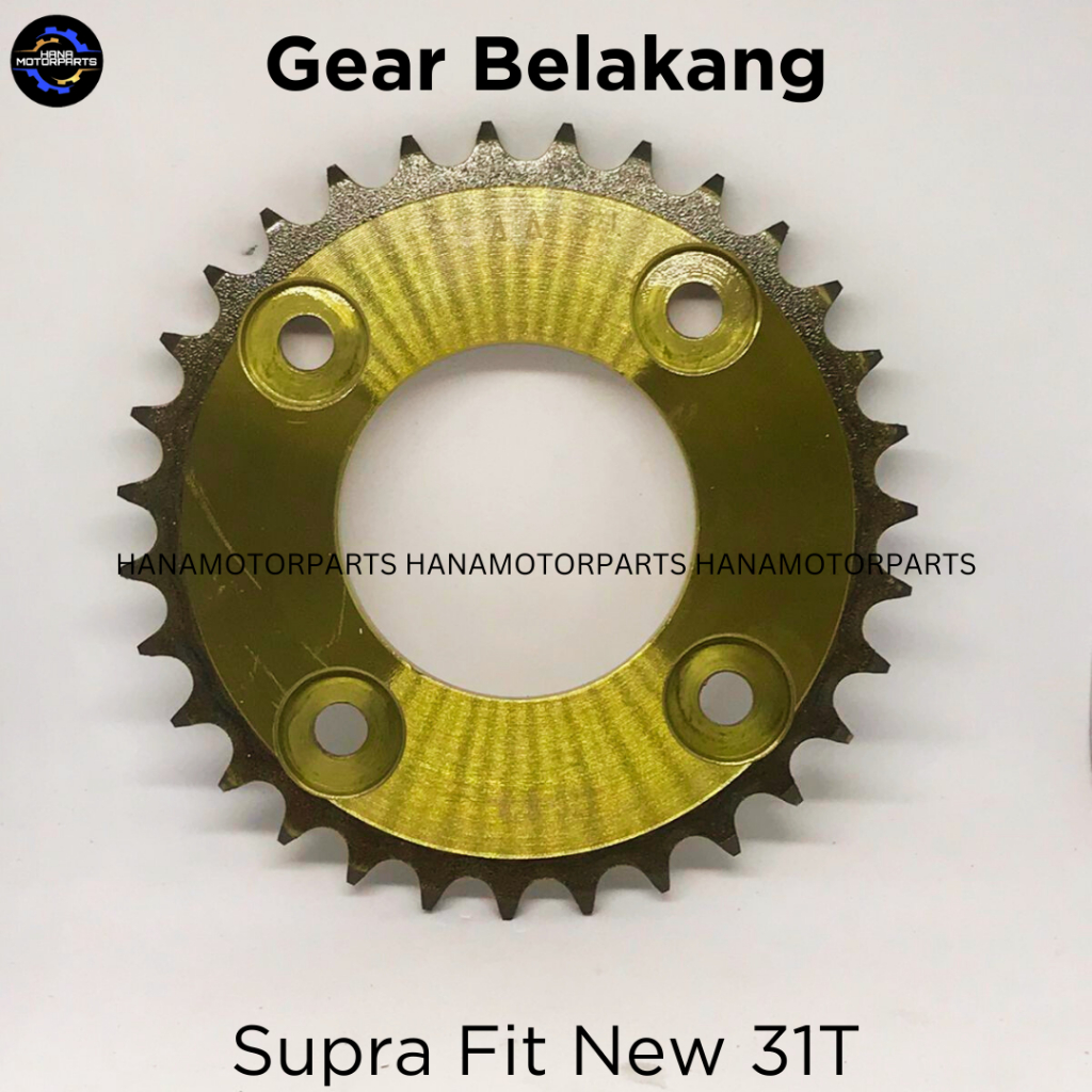 Jual Gear Gir Belakang Supra Fit New Revo 31T 32T 34T 30T 33T Karisma Supra fit 125 Fizr Revo ...