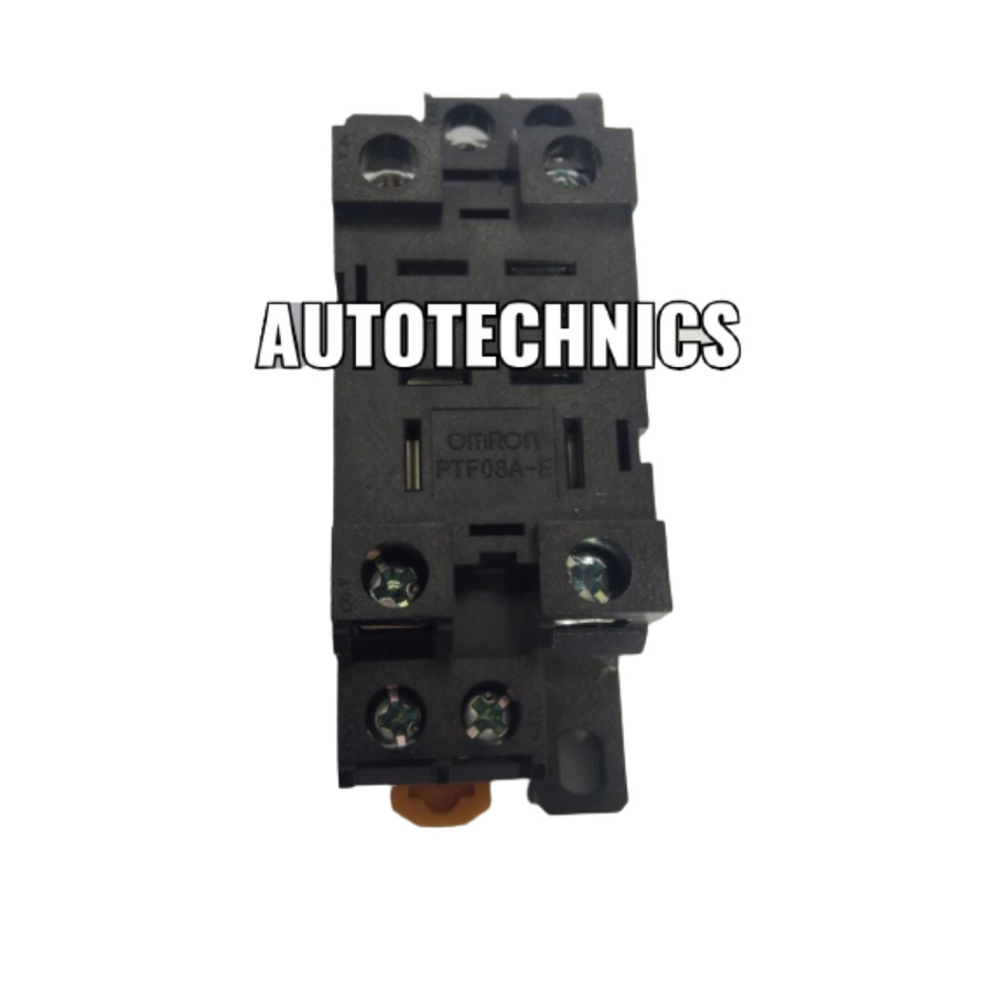 Jual PTF08A-E Relay Socket 8-pin DIN-Rail LY SP DP 8 Pin Socket OMRON ...