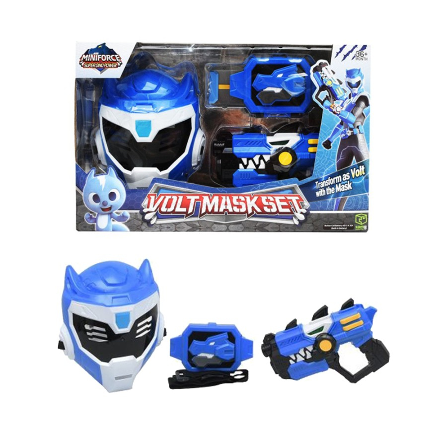 Jual Miniforce Mask Set Volt Topeng Superhero Anak | Shopee Indonesia