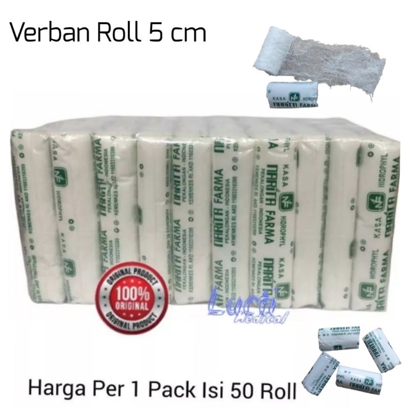 Jual kasa verban Roll 5 cm 1 pack kasa verban Narita Farma 5 cm ...