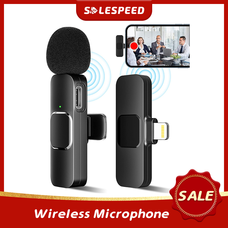 Jual Microphone Mic Clip On Wireless USB PC Laptop Zoom Webinar Podcast ...