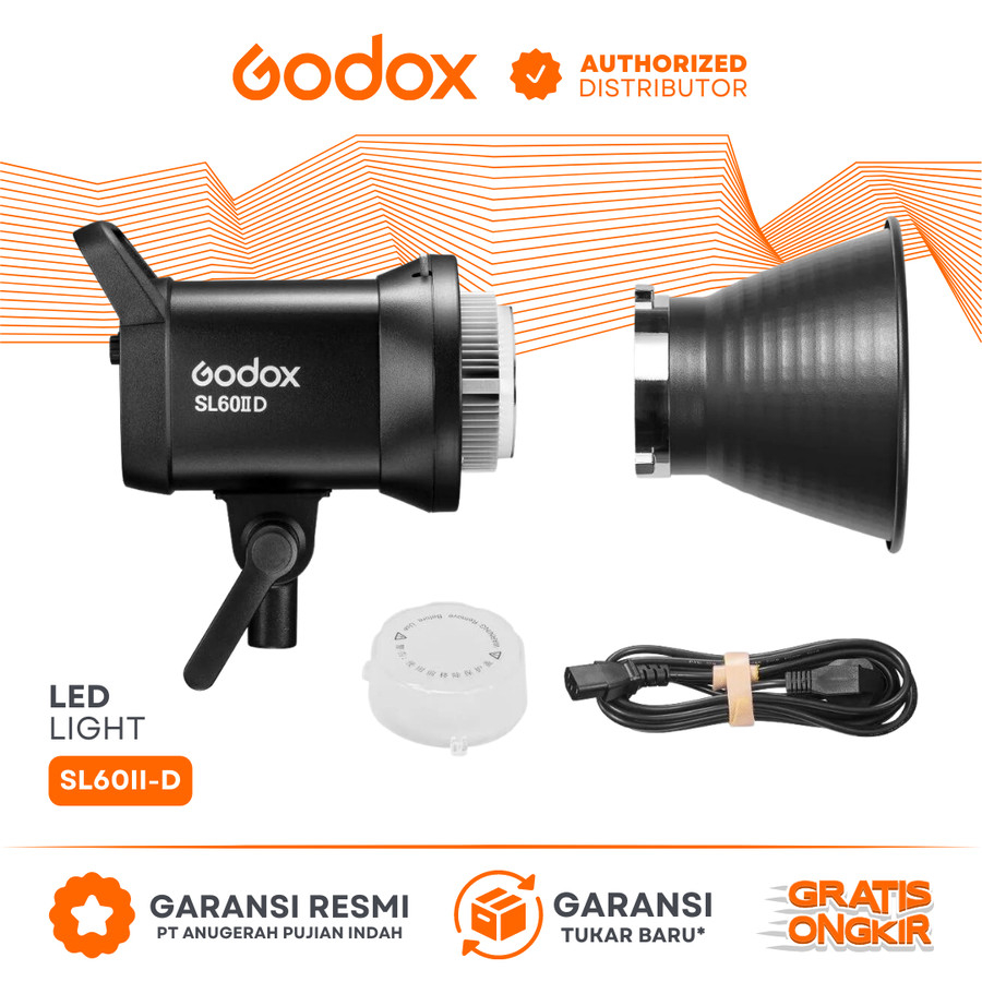 Jual Paket - Godox LED SL-60II Daylight Video Light / Lampu Studio SL ...