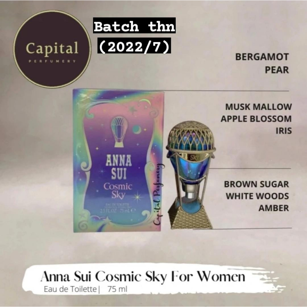 Jual Anna Sui Cosmic Sky For Women Edt 75ml | Shopee Indonesia