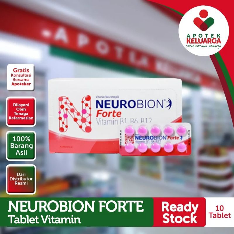Jual NEUROBION FORTE STRIP 10 TABLET Suplemen Untuk Membantu Menjaga ...