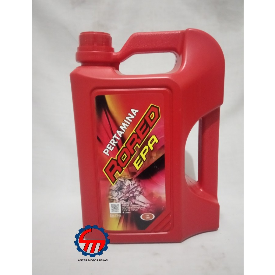 Jual Oli Pertamina Rored Epa SAE 140 4 Liter Asli Original | Shopee ...