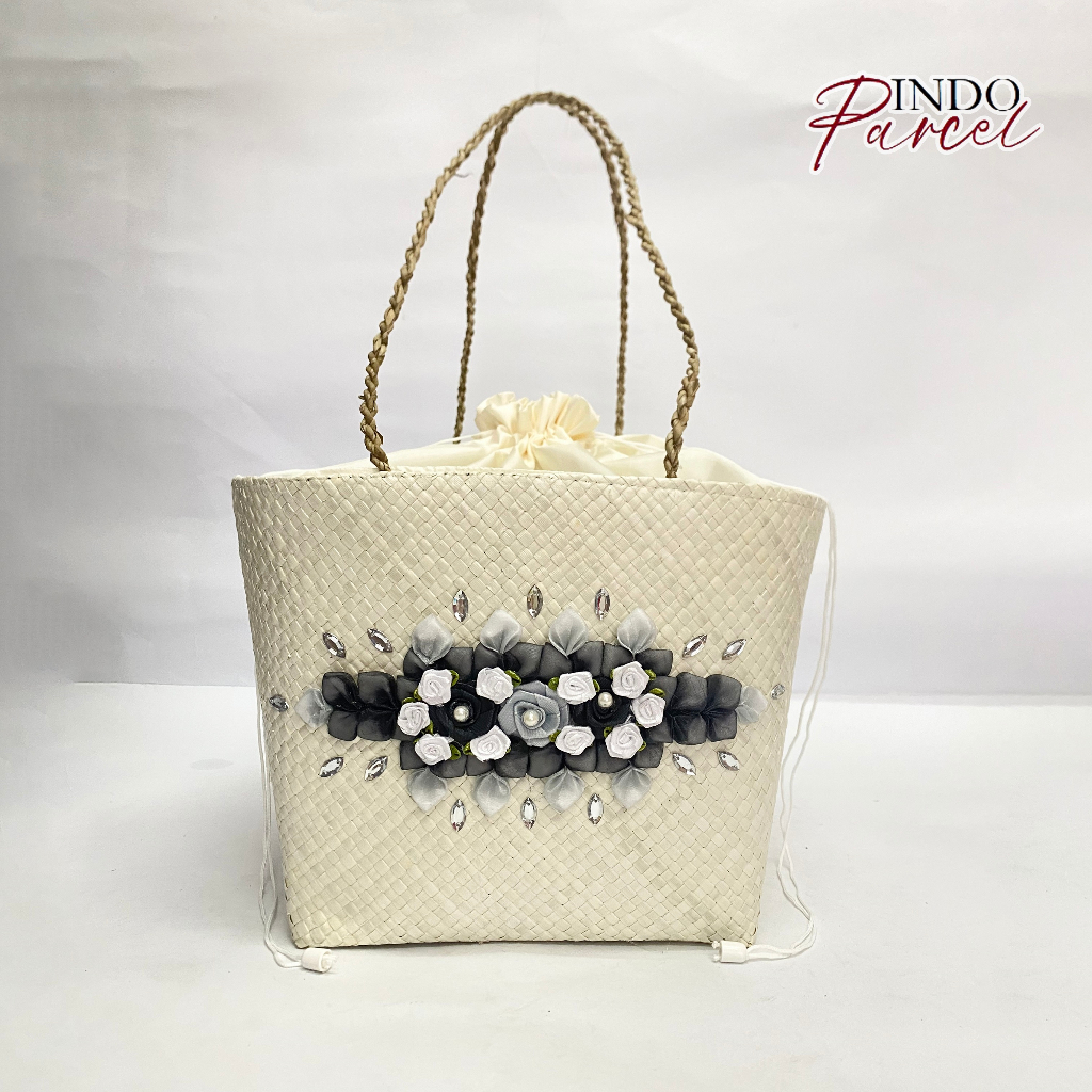 Jual INDOPARCEL - Tas Hampers Anyaman Tas Keranjang Anyaman Pita parcel ...