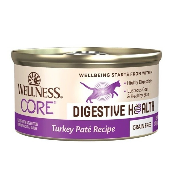 Jual Wellness CORE Digestive Health Turkey Pate Wet Cat Food 3oz - Cat ...