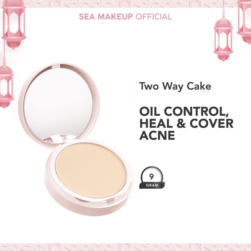 Jual SEA MAKEUP Acne Cover & Smooth Two Way Cake | Shopee Indonesia