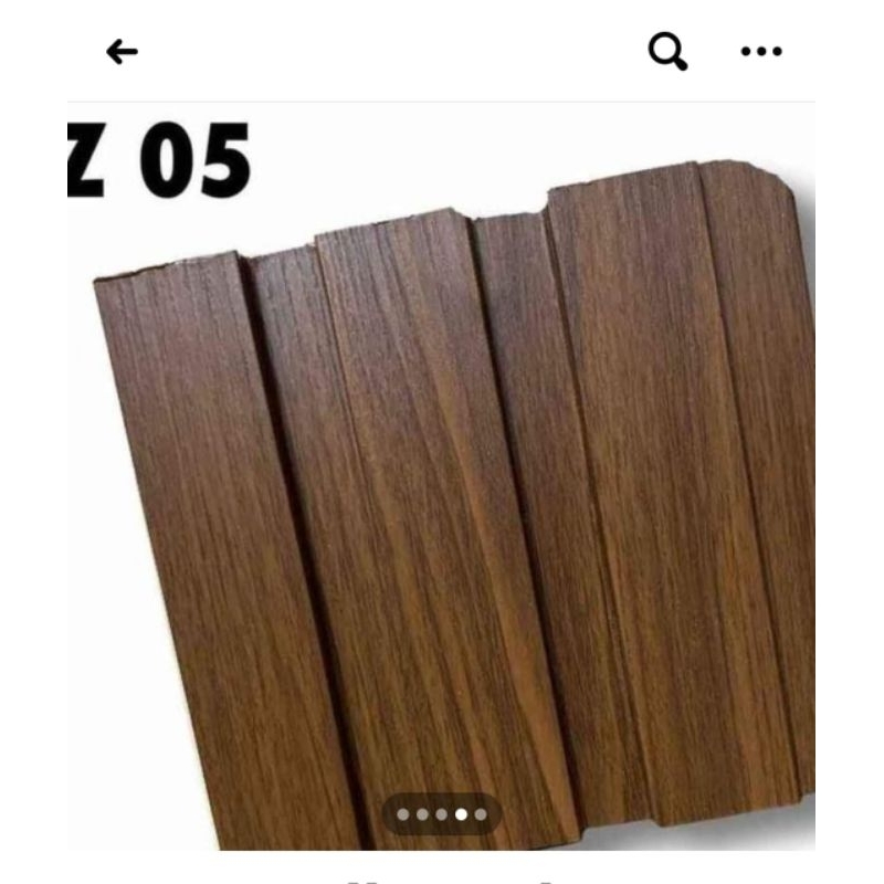 Jual Wpc WALL PANEL KISI KISI DINDING 3M Wood panel | Shopee Indonesia