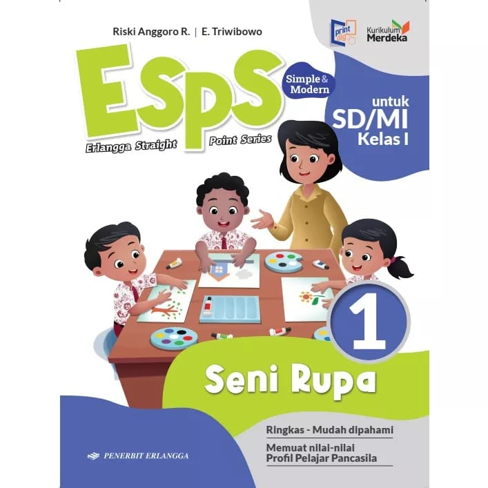 Jual ESPS SENI RUPA KELAS 1- 2 -3-4 -5-6 SD/MI Kurikulum Merdeka PENERBIT ERLANGGA | Shopee ...