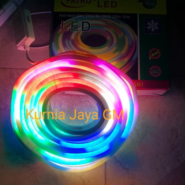 Jual Neon Flex RGB LED 7 Warna / Selang LED RGB - 10meter Freser Mode ...