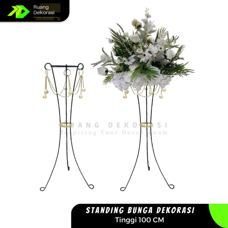 Jual Standing Pot Bunga Besi Standing Bunga Rak Bunga Besi Standing ...