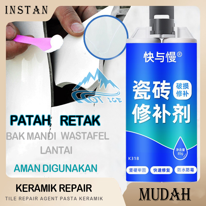 Jual Tile Repair Keramik AB Lem Ubin Perbaikan Pasta Crack Repairing ...