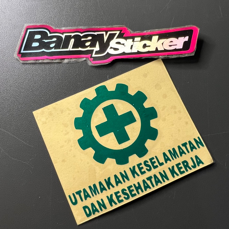 Jual Sticker Stiker Logo K3 Utamakan Keselamatan Dan Kesehatan Kerja ...