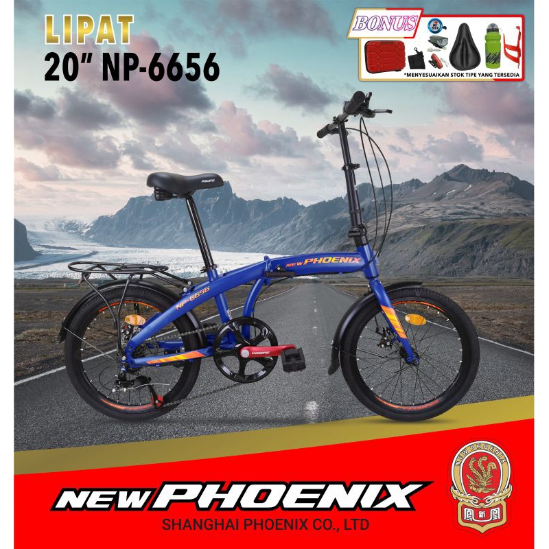 Jual Sepeda Lipat 20 Inch NEW PHOENIX (NP-6656) READY Pontianak ...