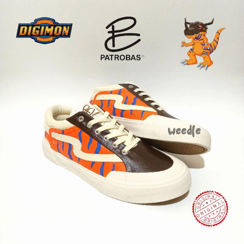 Jual Patrobas Cloud Low Custom Greymon | Shopee Indonesia