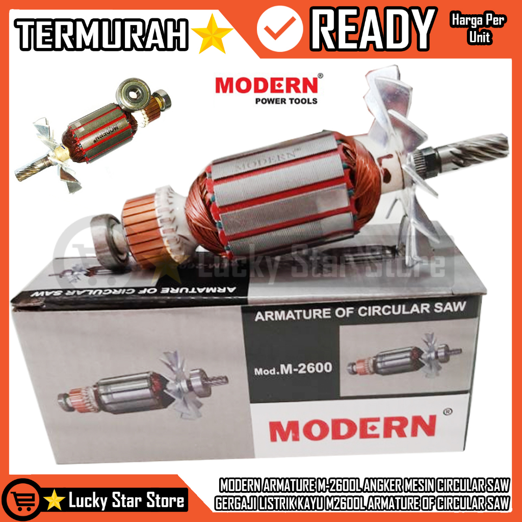 Jual MODERN Armature M-2600 Angker Mesin Circular Saw Gergaji Graji ...