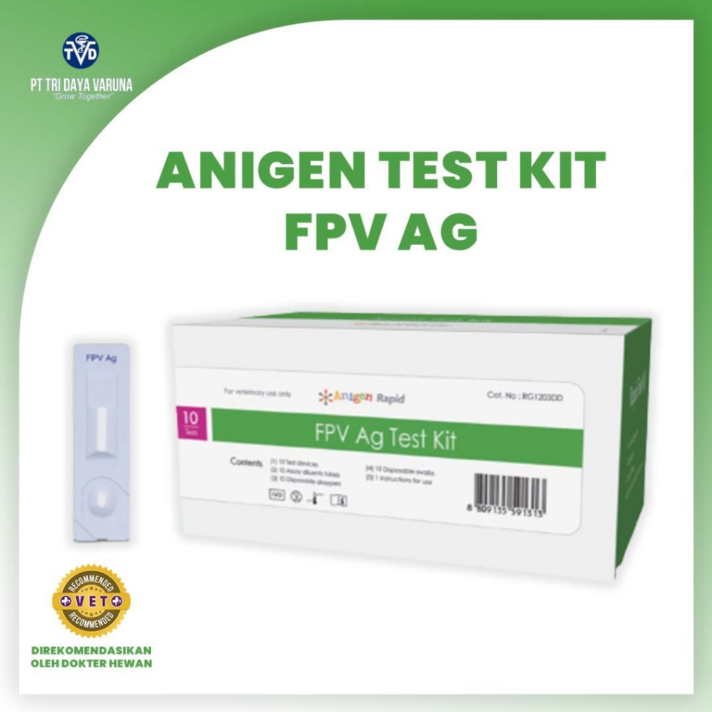 Jual Anigen Testkit FPV Ag Panleukopenia Pada Kucing 1 Box (10pcs ...