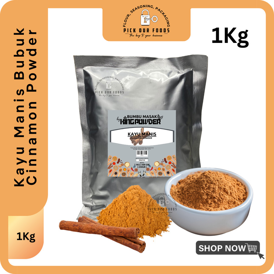 Jual Kayu Manis Bubuk 1 kg Murni / Pure Cinnamon Powder 500 gram / Kayu ...