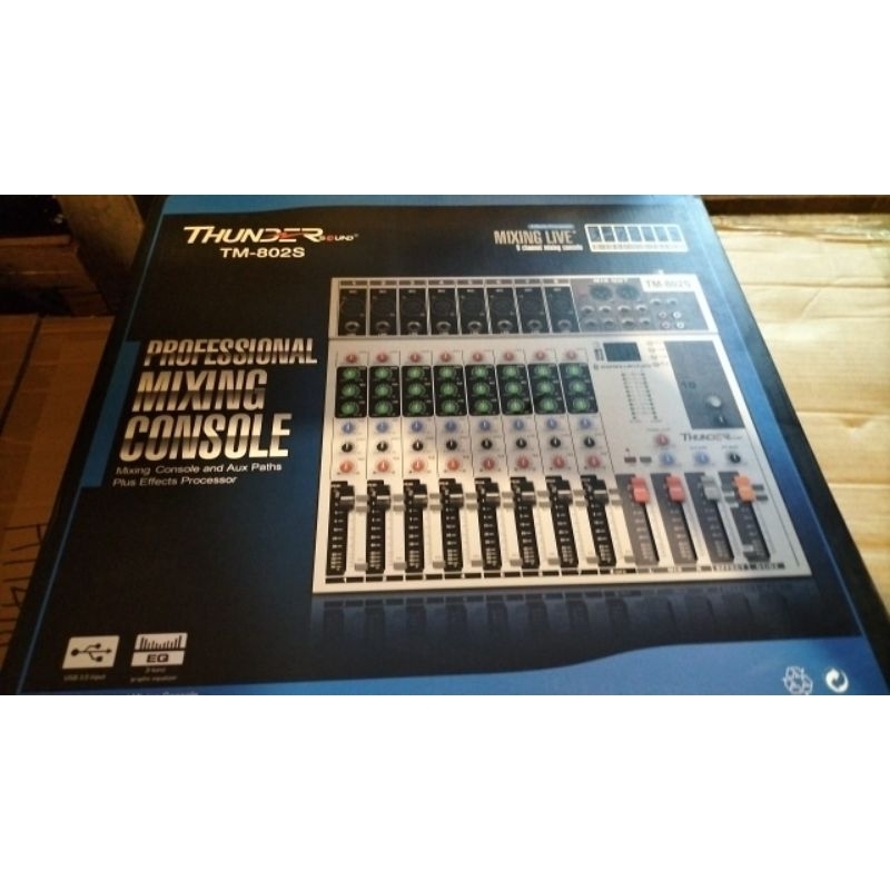 Jual Mixer 8 Channel THUNDER TM-082s | Shopee Indonesia