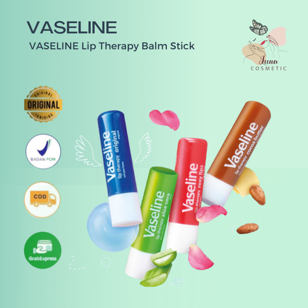 Jual Vaseline Lip Therapy With Petroleum Jelly (stick) | Shopee Indonesia