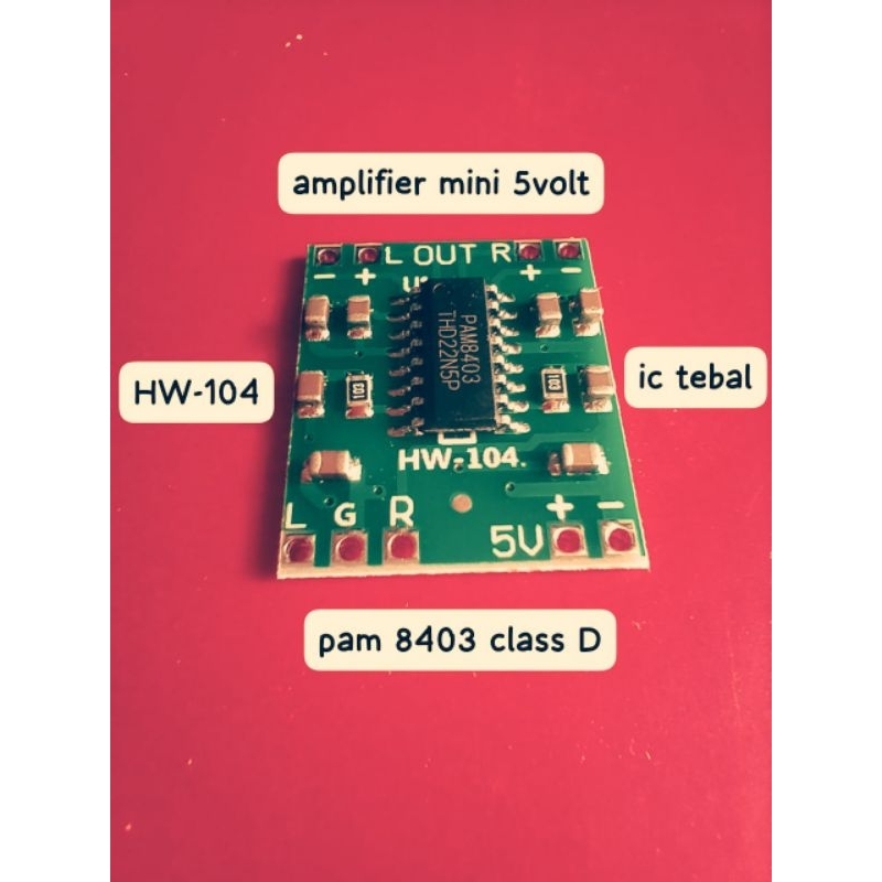 Jual amplifier class D mini pam 8403 | Shopee Indonesia