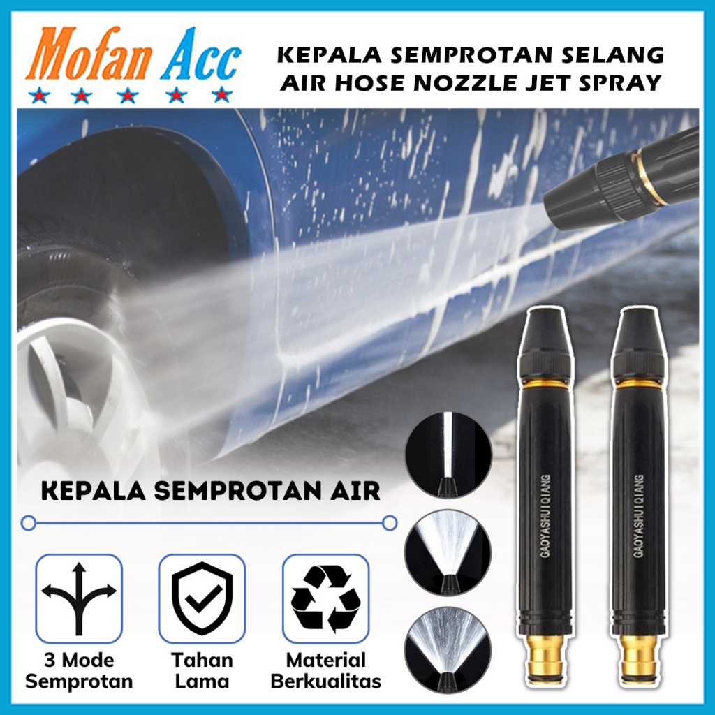 Jual Kepala Semprotan Air / Hose Nozzle Water Jet Spray / Alat Semprot ...