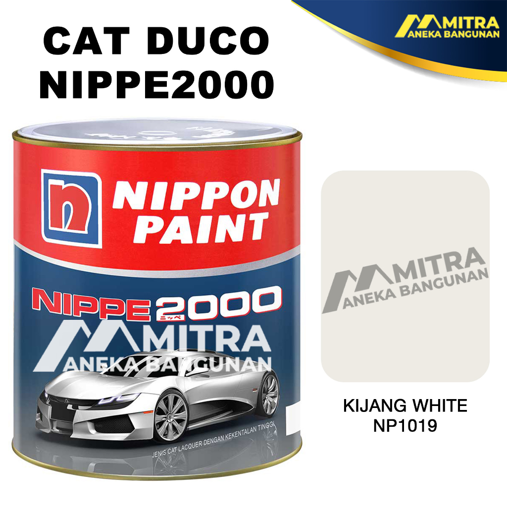 Jual [TINTING] CAT DUCO NIPPE 2000 1 LITER NP1019 KIJANG WHITE / CAT ...