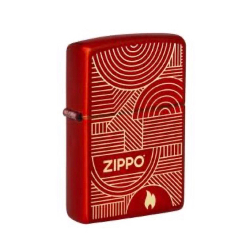 Jual zippo original 48705 red design | Shopee Indonesia