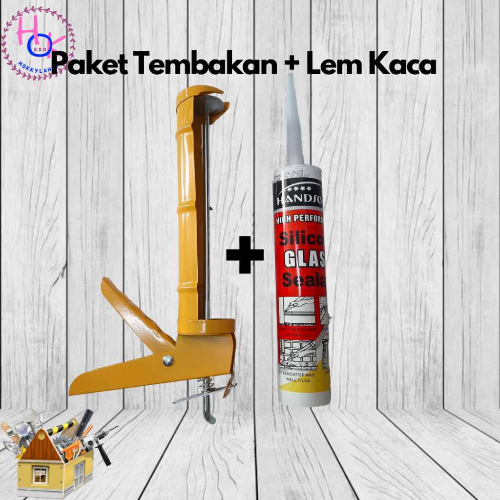 Jual PAKET HANDSOME ALAT TEMBAK LEM SILICON / TEMBAKAN LEM SEALANT KACA ...