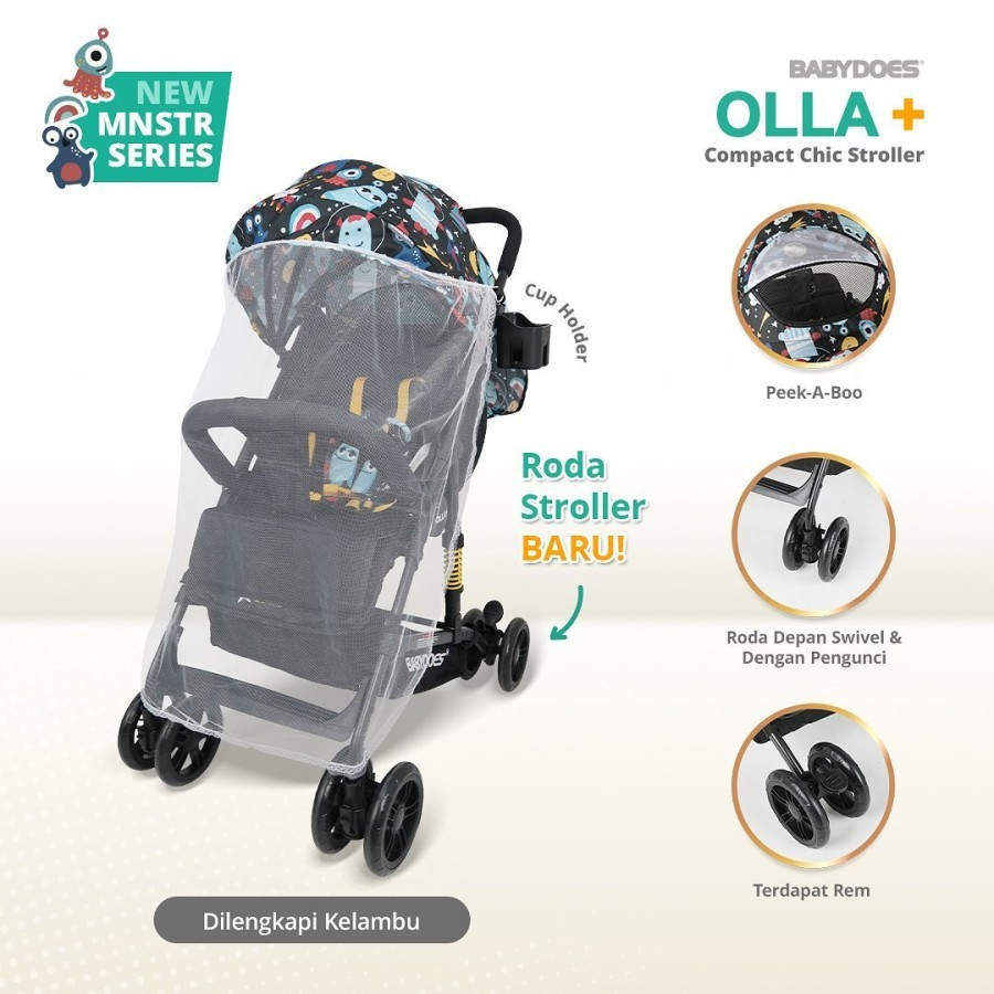 Jual Stroller Babydoes Olla / Olla+ / Olla R / Olla R+ Reversible ...