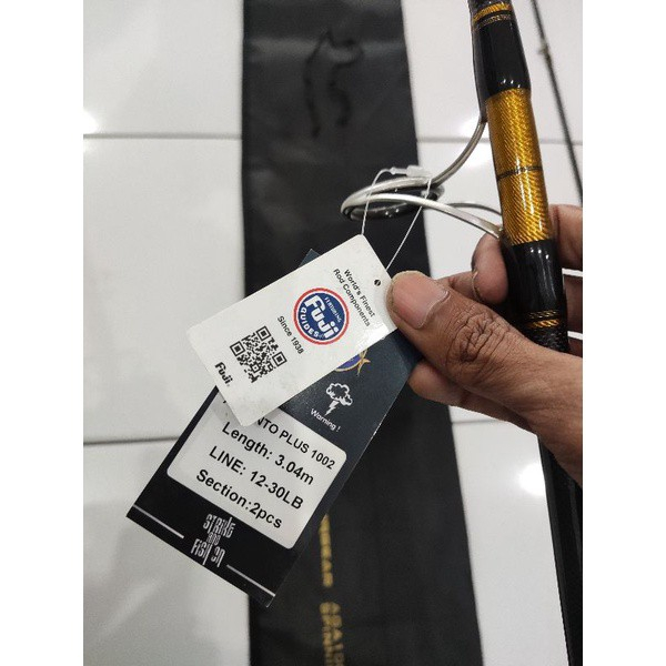 Jual Joran Pancing Panjang 3.00cm Untuk Shorejig/Light Popping Orca Argento Carbon Fuji | Shopee ...