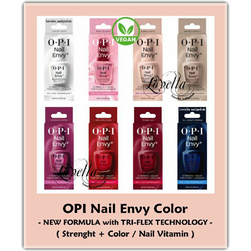Jual OPI Nail Envy Colors NEW Formula - Nail Strengthener - Nail ...